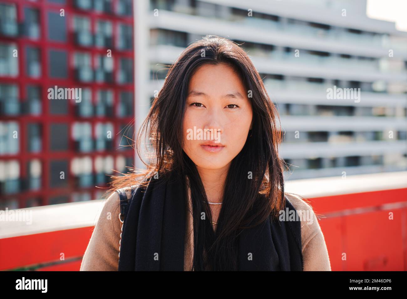 Korean woman face portrait hi-res stock photography and images - Alamy