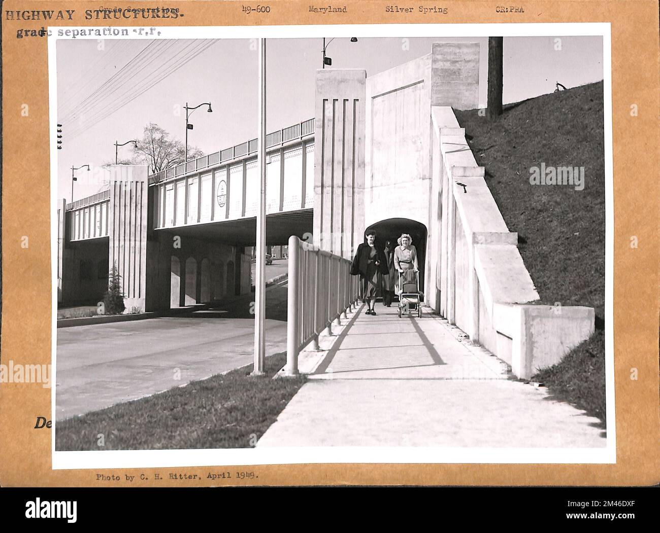 Railway Structure, Silver Spring, Maryland. Original caption: Photo by ...