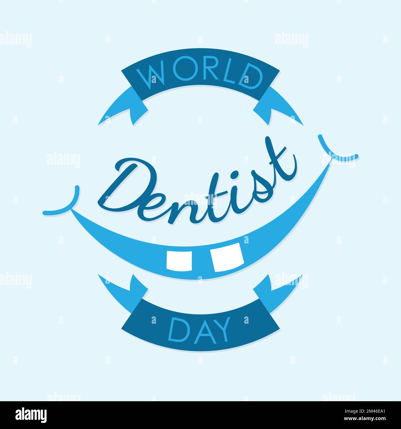 World Dentist Day Vector Illustration Background Emblem Vector Illustration Stock Vector Image