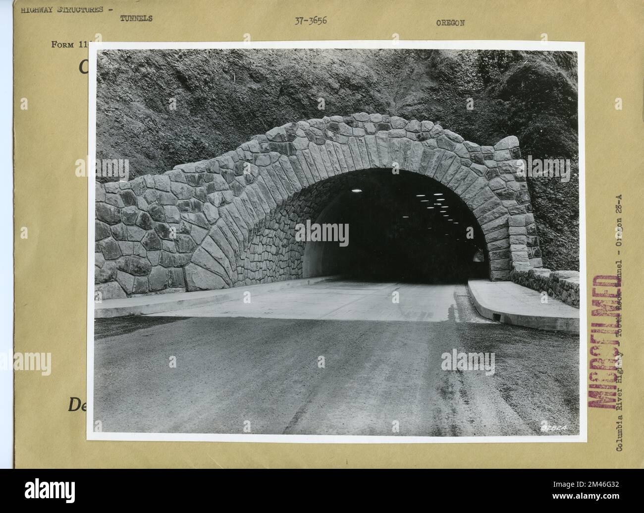 Tooth Rock Tunnel. Original caption: Columbia River Highway - Tooth ...