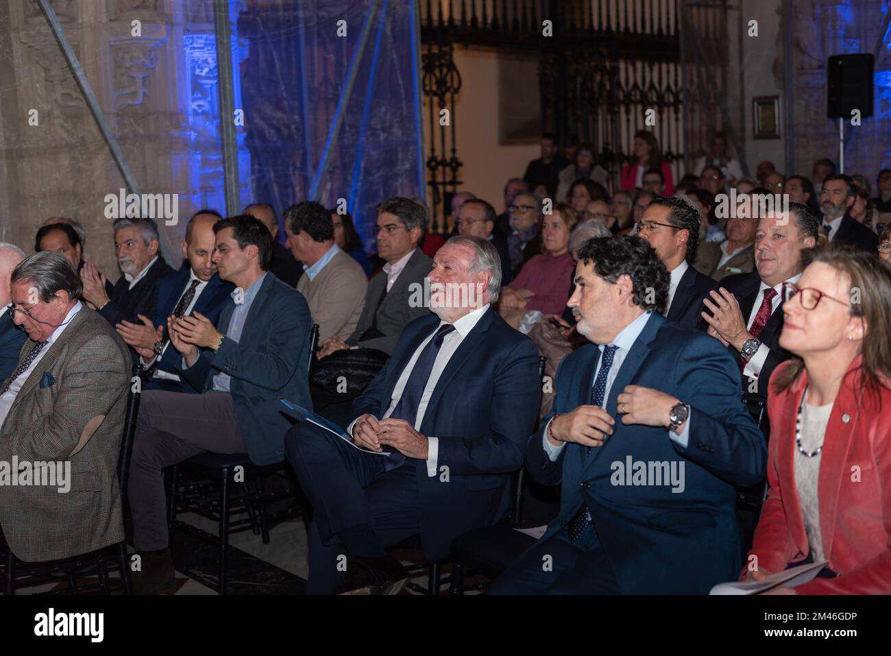 santiago, spain, november 29, 2022: presentation by former minister ...