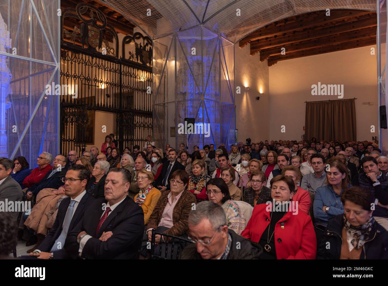 santiago, spain, november 29, 2022: presentation by former minister ...