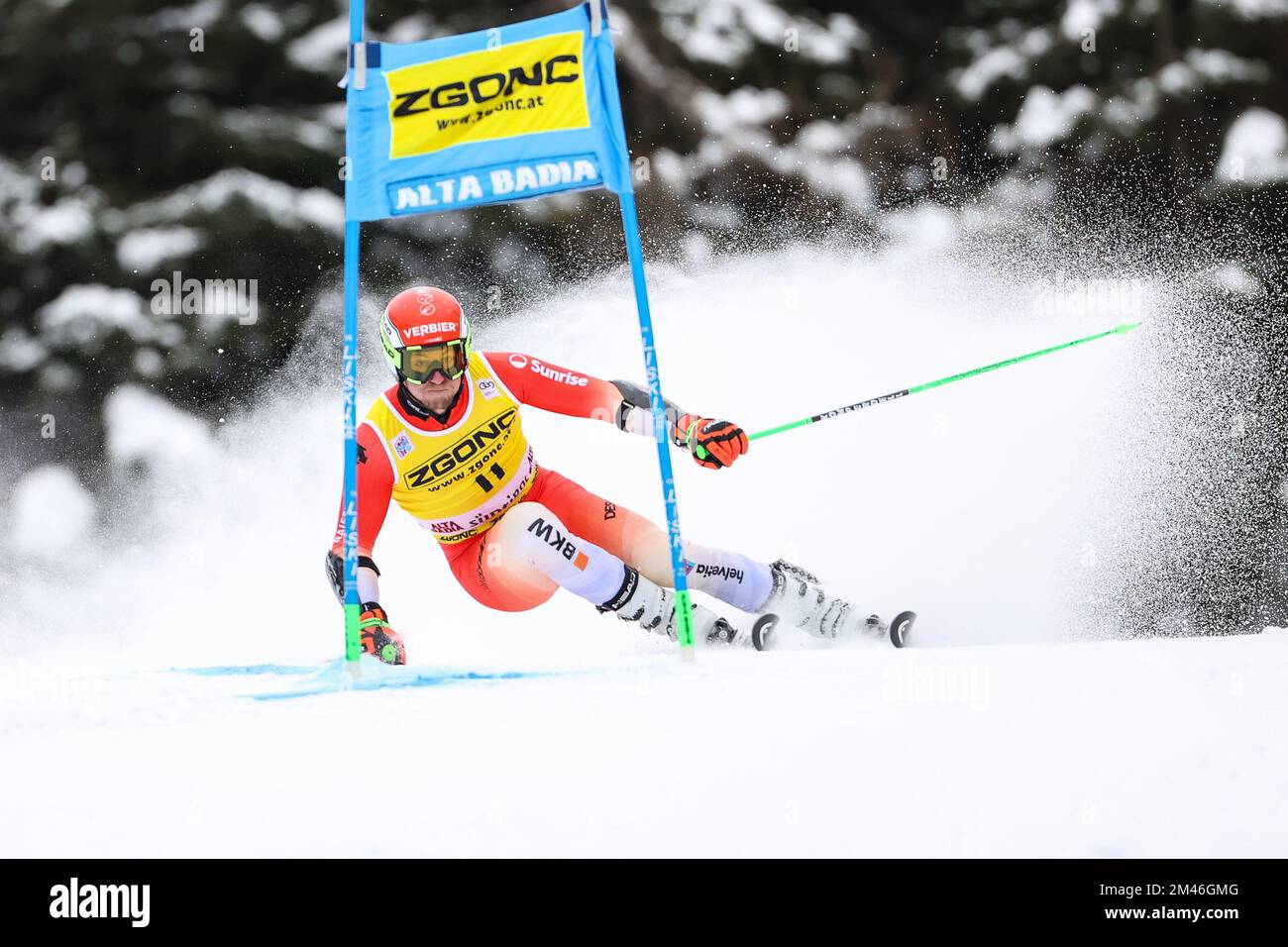 MURISIER Justin (SUI) during the alpine ski race Men Giant Slalom on ...
