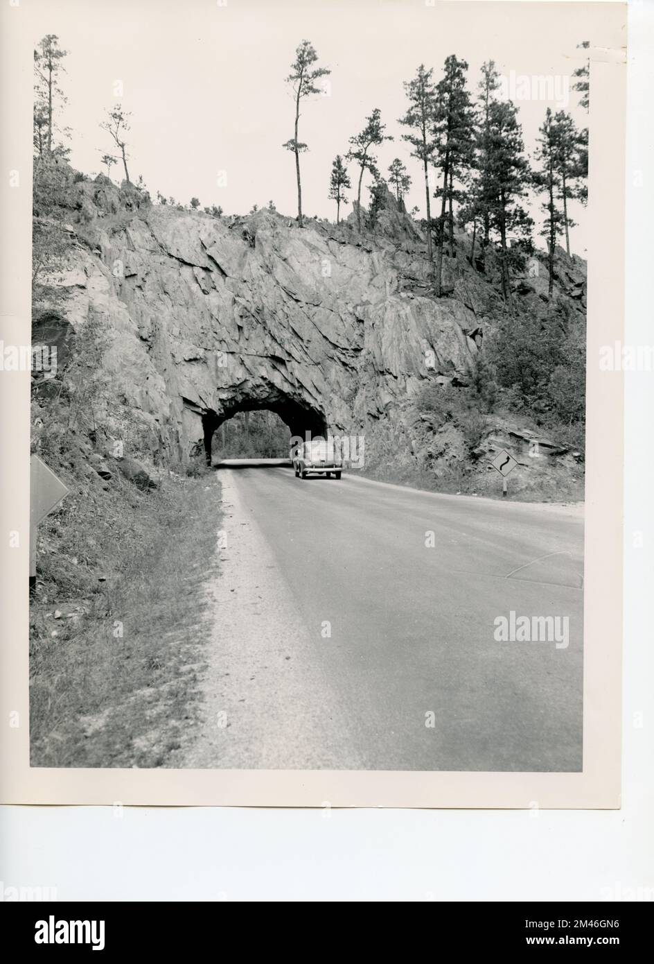 Tunnels on U.S. Route 20. Original caption: Tunnels on U.S. Route 16 ...