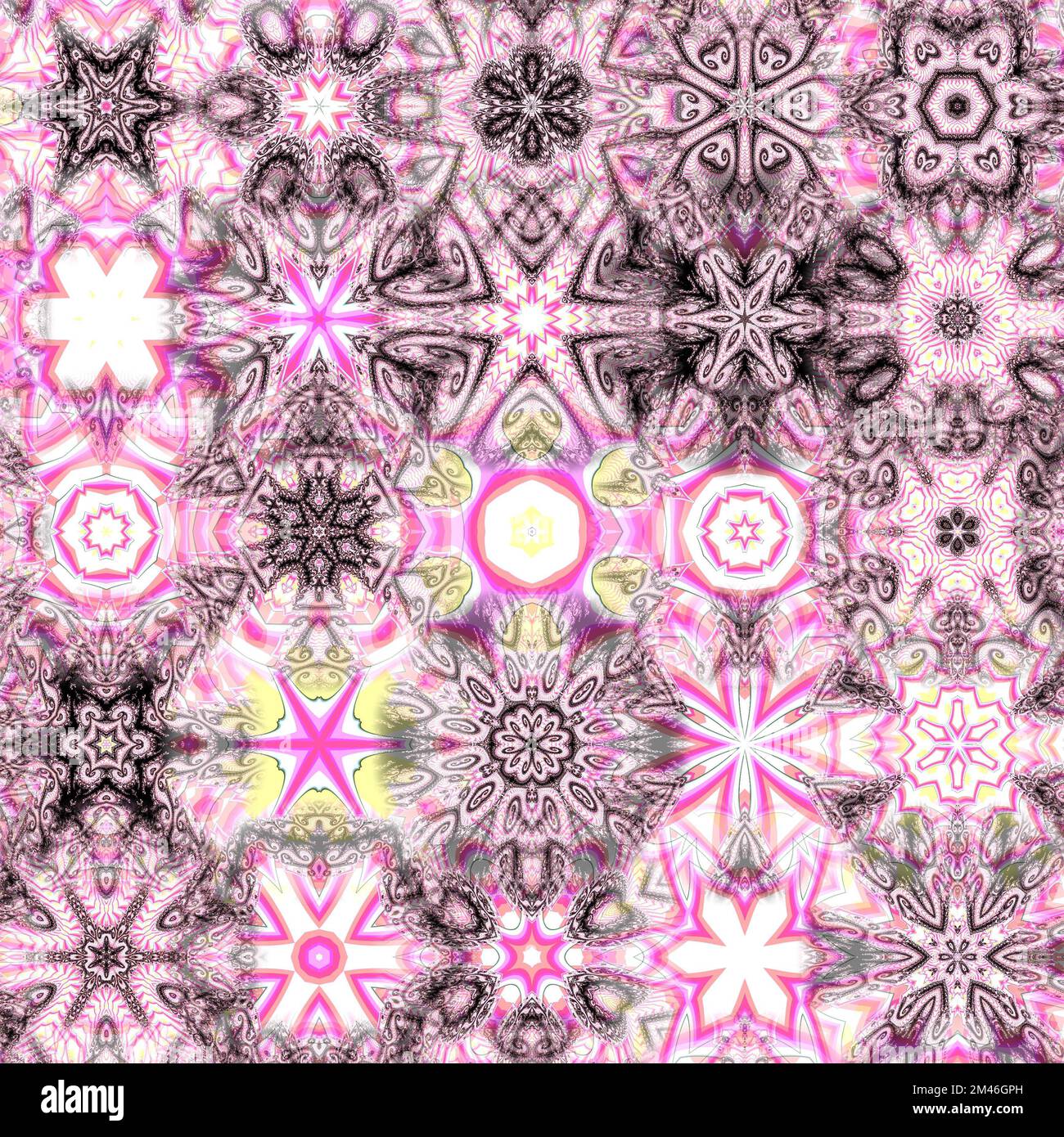 mandala Black and white vintage art, ancient Indian vedic background ...