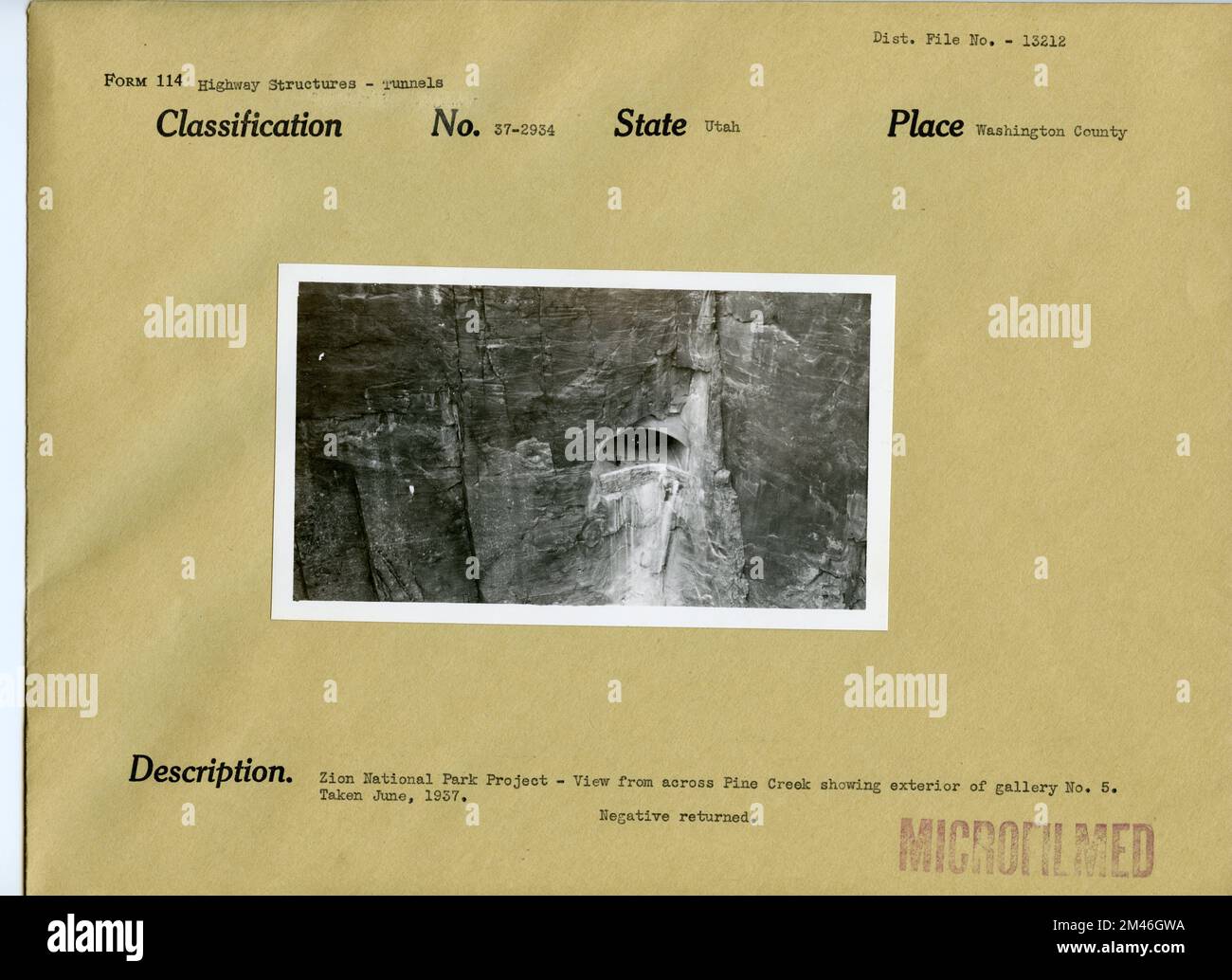 Zion National Park Project. Original caption: Zion National Park ...