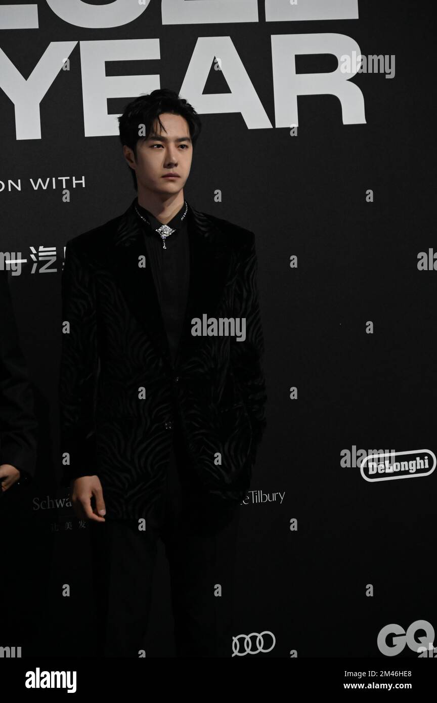 Chinese actor, dancer, singer, rapper, and professional road motorcycle racer Wang Yibo attended ...