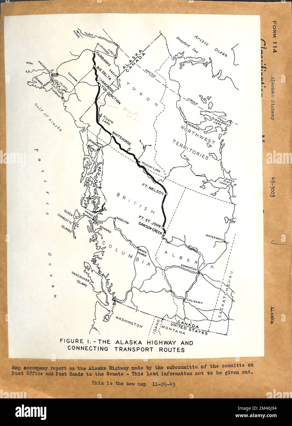 Alaska Highway Map