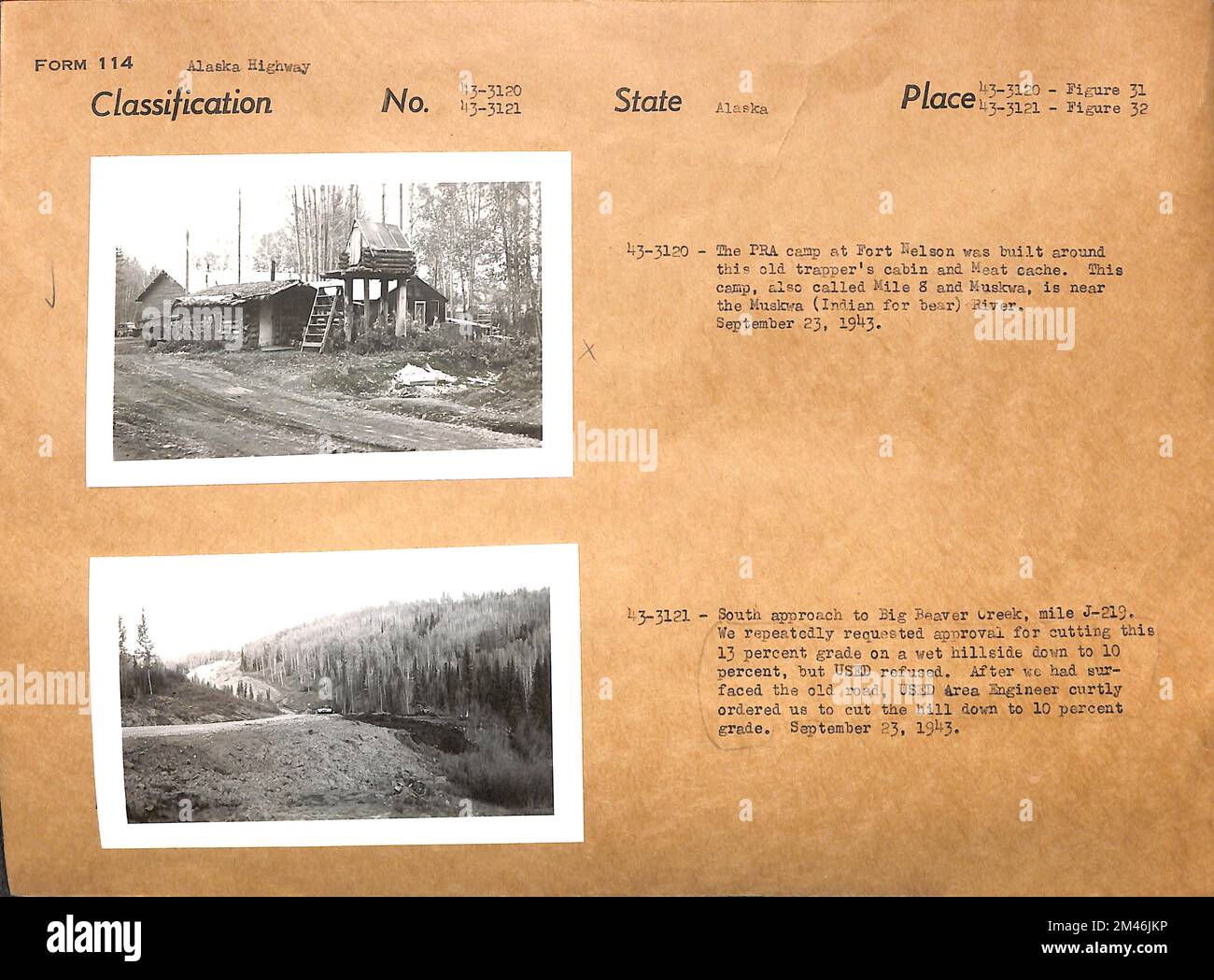 The PRA camp at Fort Nelson was built around this old trapper's cabin ...