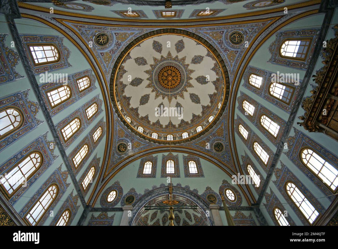 Located in Istanbul, Turkey, Nusretiye Mosque was built in 1826 Stock ...