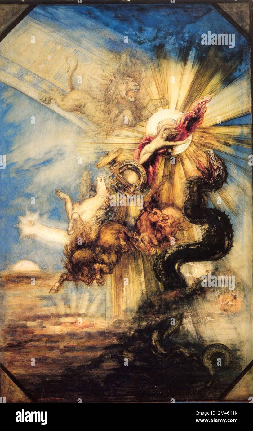 gustave moreau vintage painting art Stock Photo - Alamy