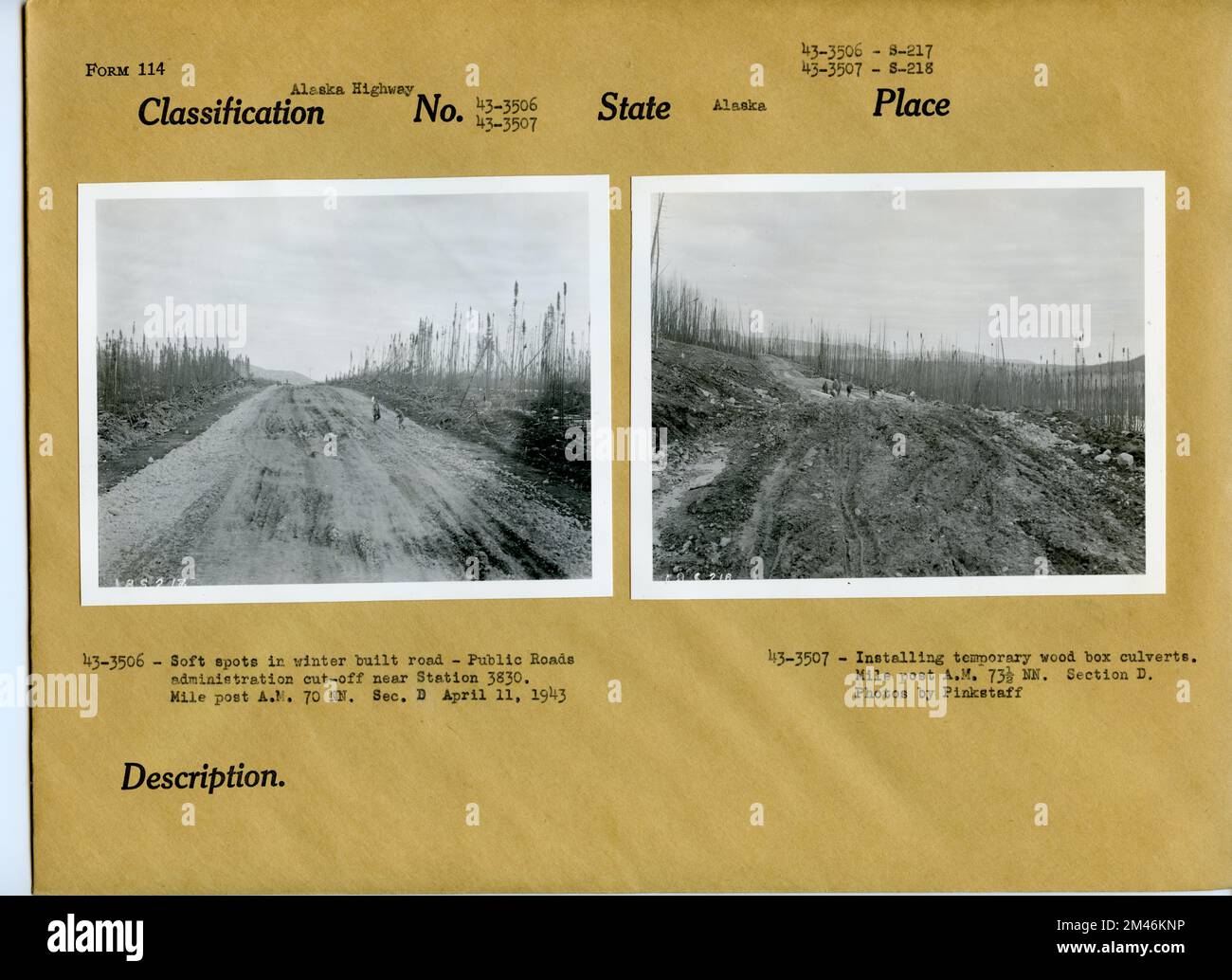 Soft Spots in Winter Build Road and Installing Temporary Wood Box ...