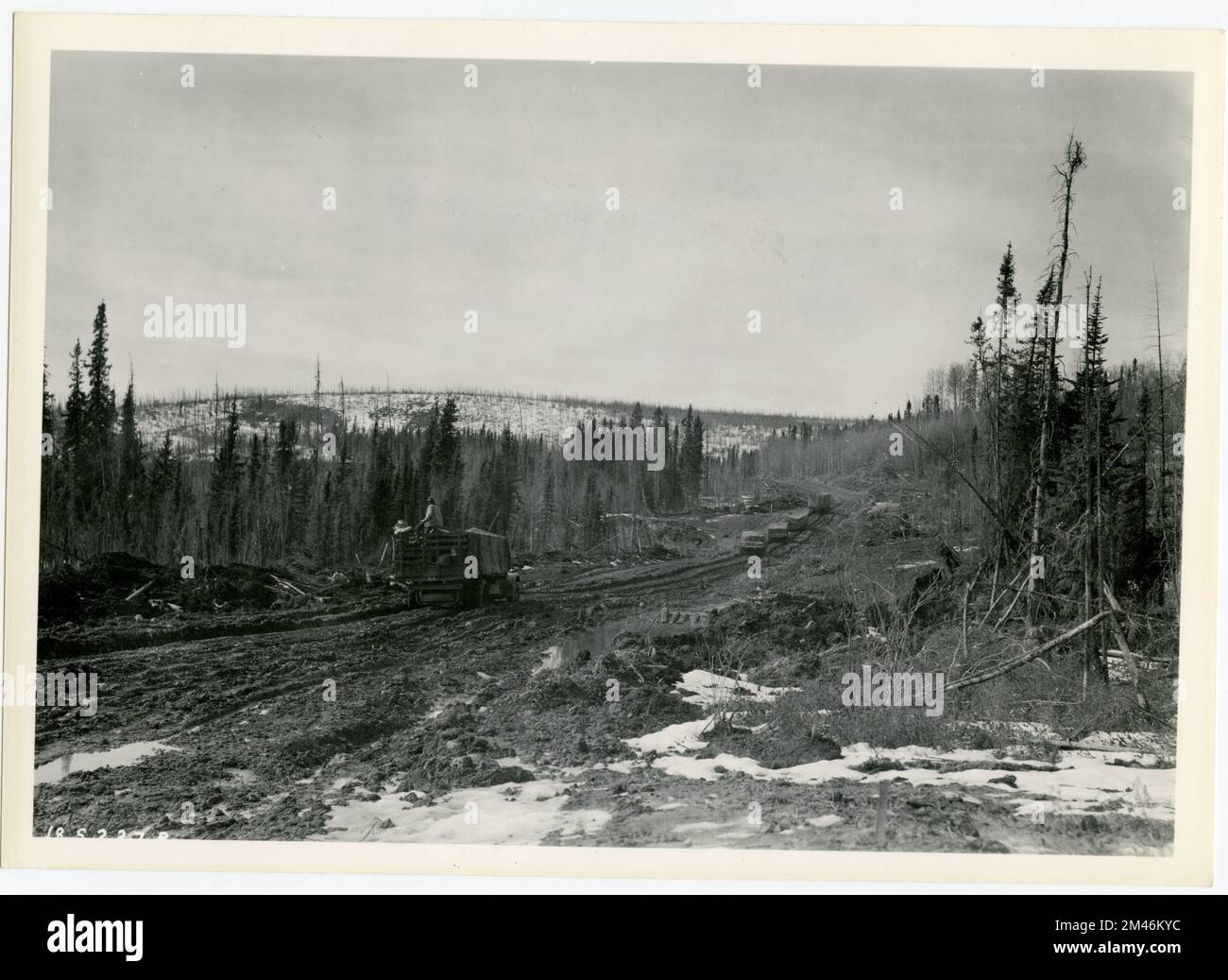 Utah Construction Company Convoy. Original caption: Utah Construction ...