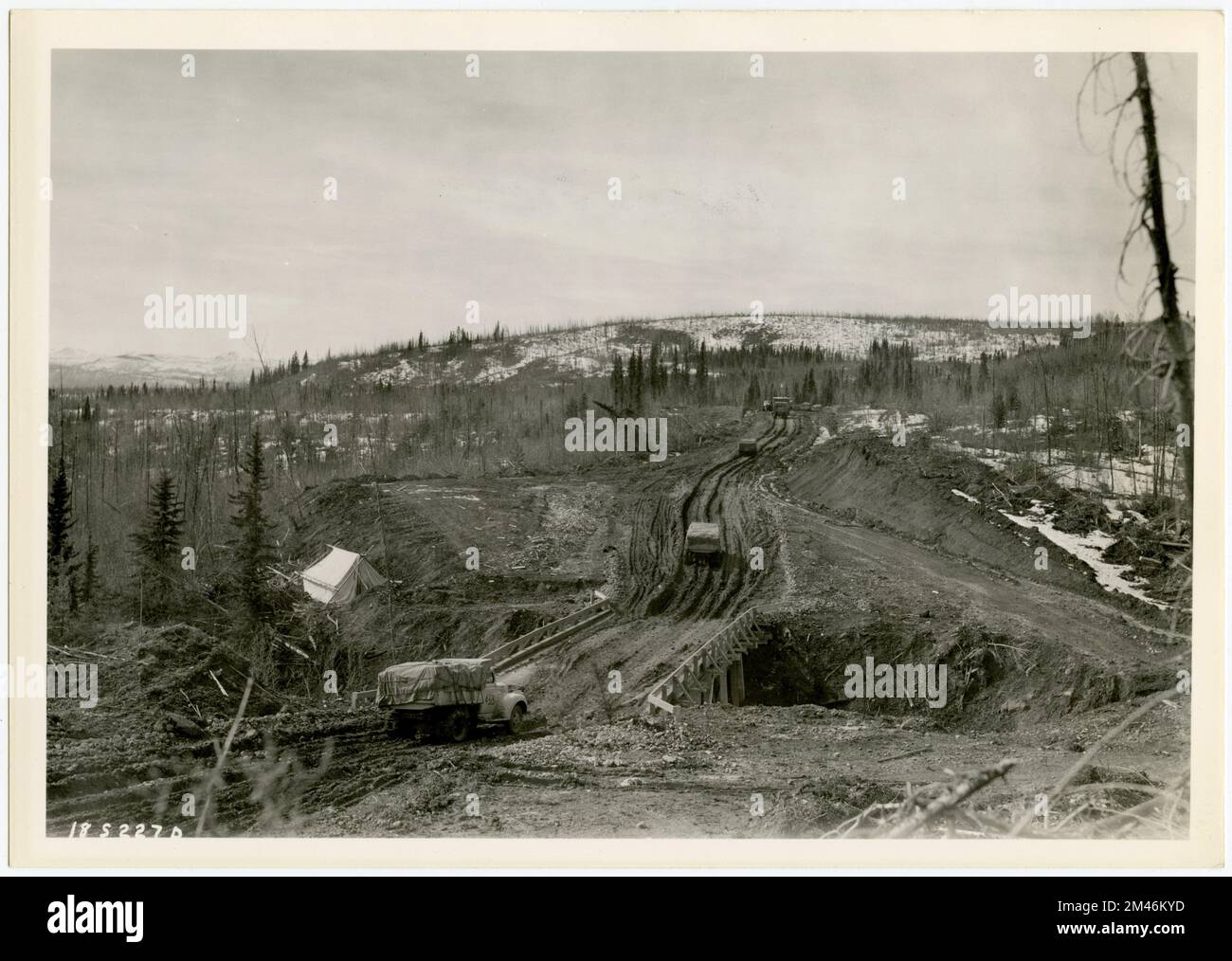 Utah Construction Company Convoy. Original caption: Utah Construction ...