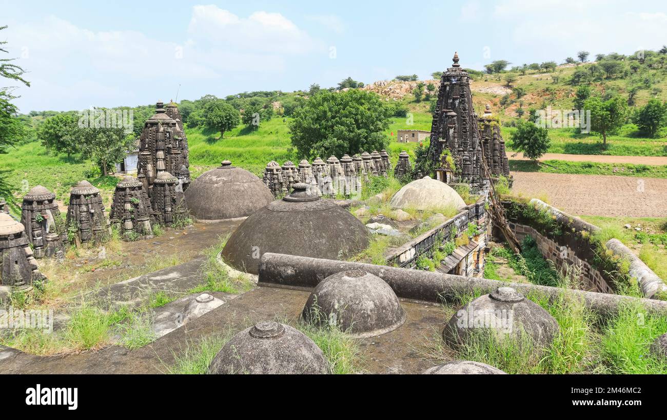Ancient Ruined Jain Temple Near Sabli, Sabarkantha, Gujarat, India ...