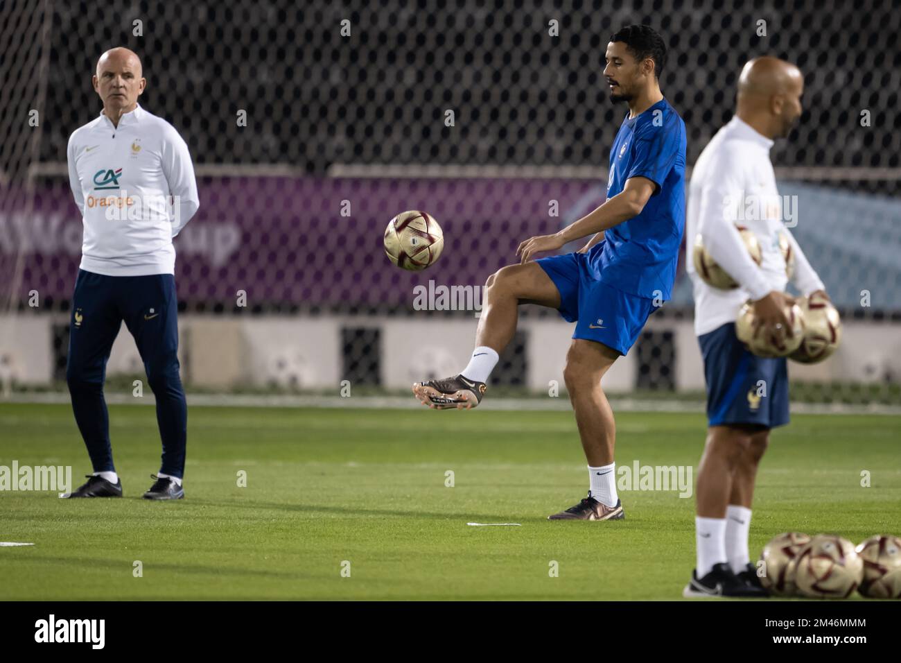 The France national football team had a training before the FIFA World ...