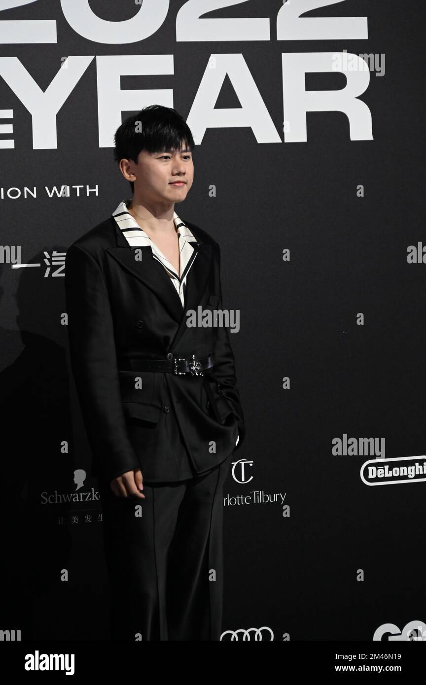 Chinese pop singer Jason Zhang attended GQ 2022 Men of The Year ...