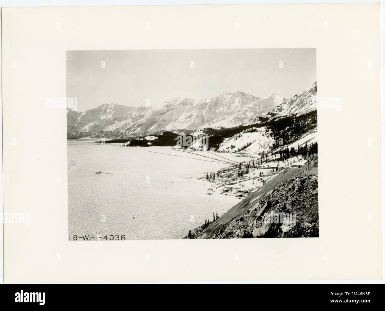 View of Silt Flats of the Slims River from Soldiers Summit. Original ...