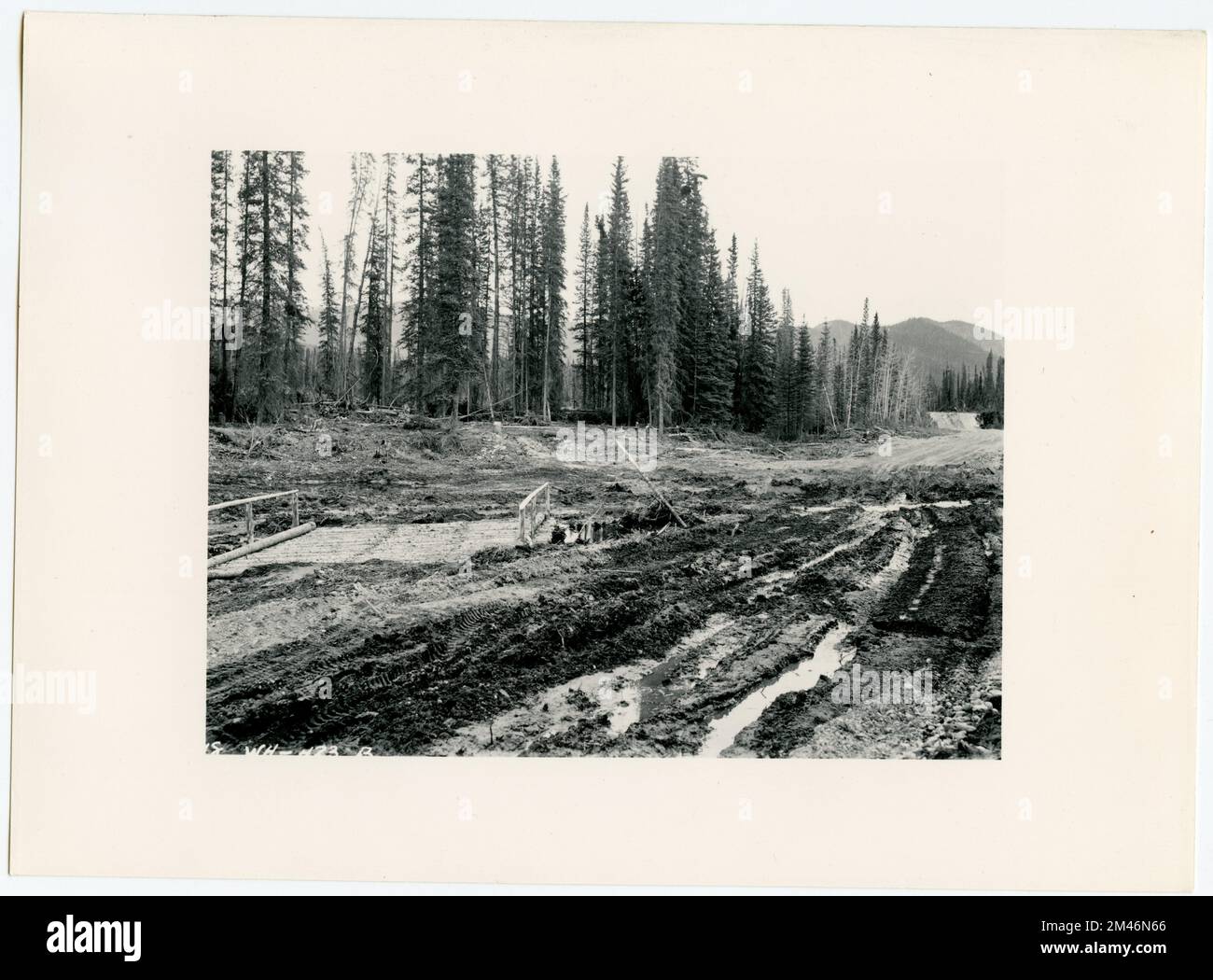 Five Views of An Army Road Before Repair. Original caption: Five views ...