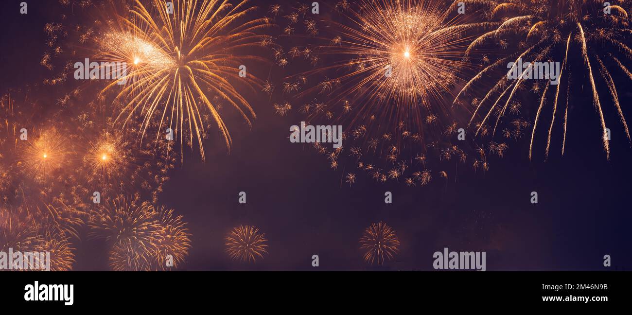 Firework Sky Background Stock Photo - Alamy