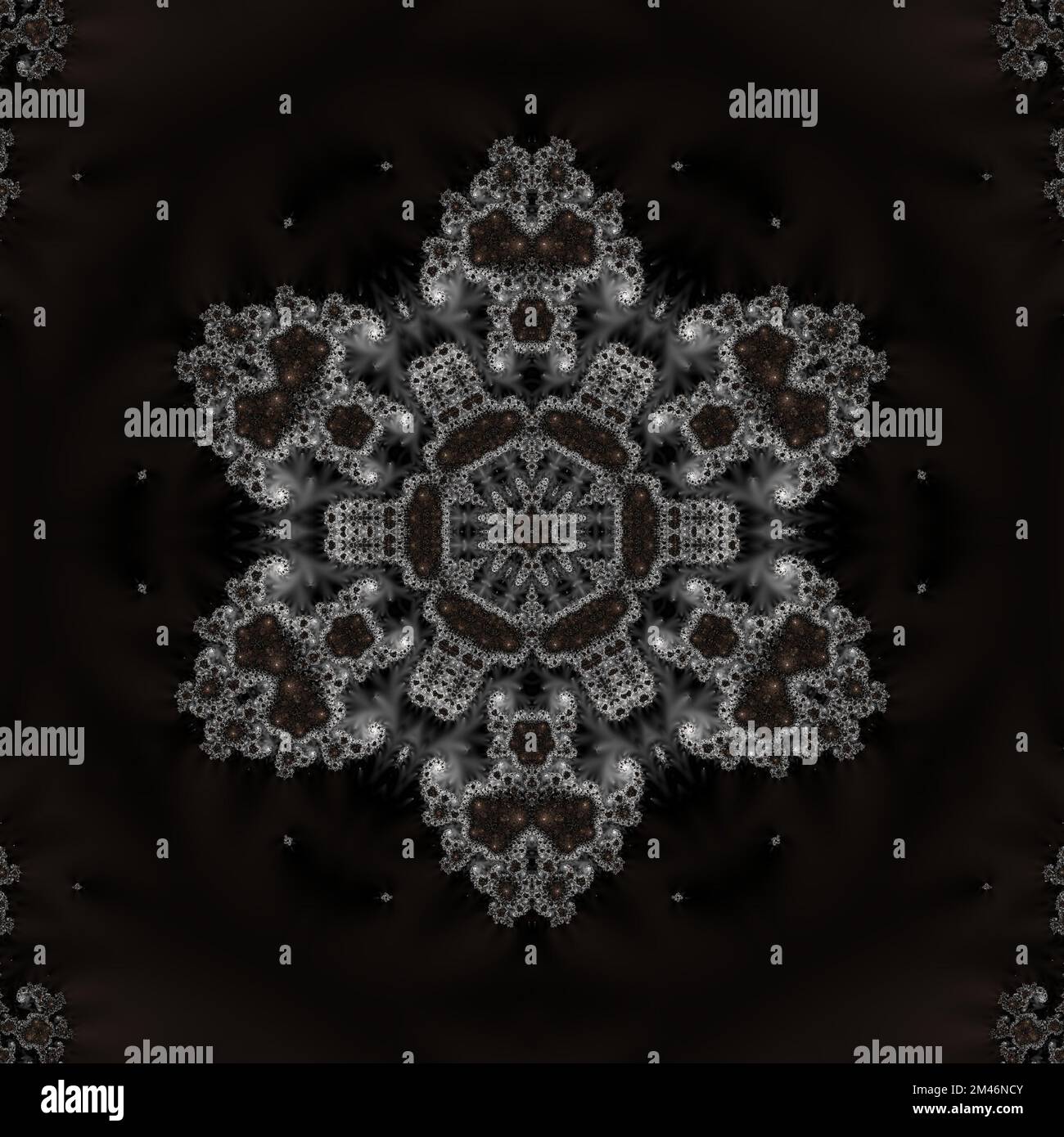 mandala Black and white vintage art, ancient Indian vedic background ...