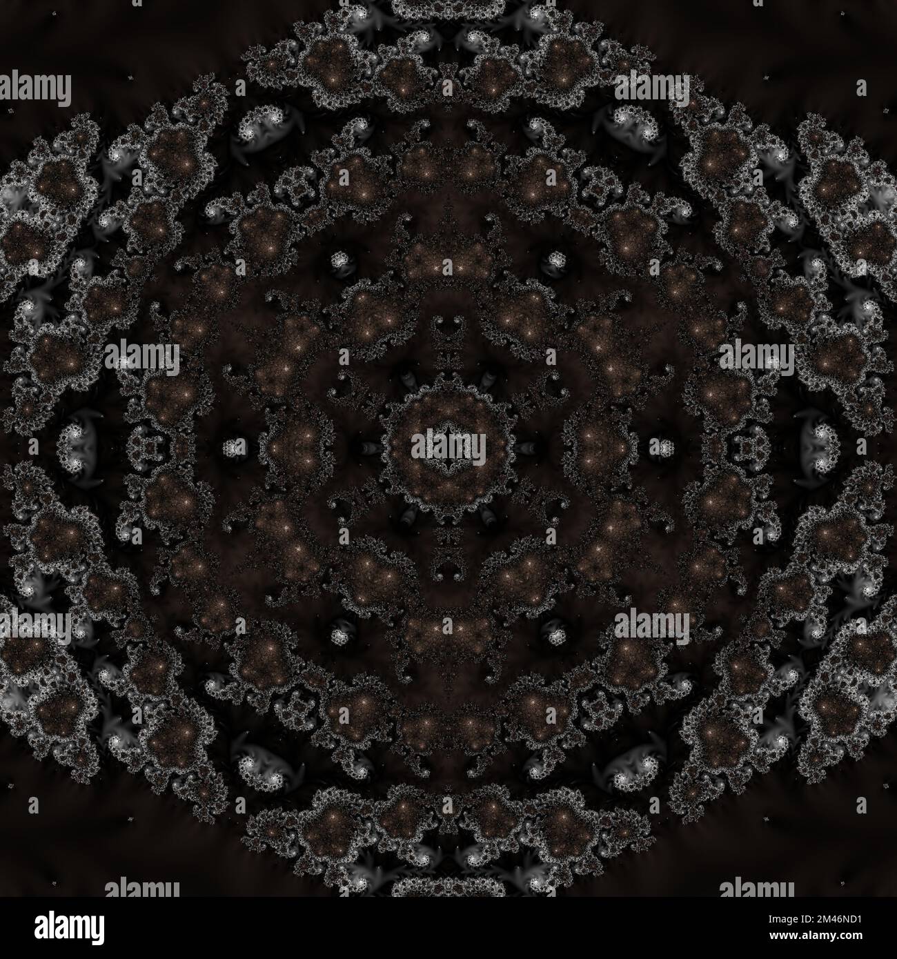 mandala Black and white vintage art, ancient Indian vedic background ...