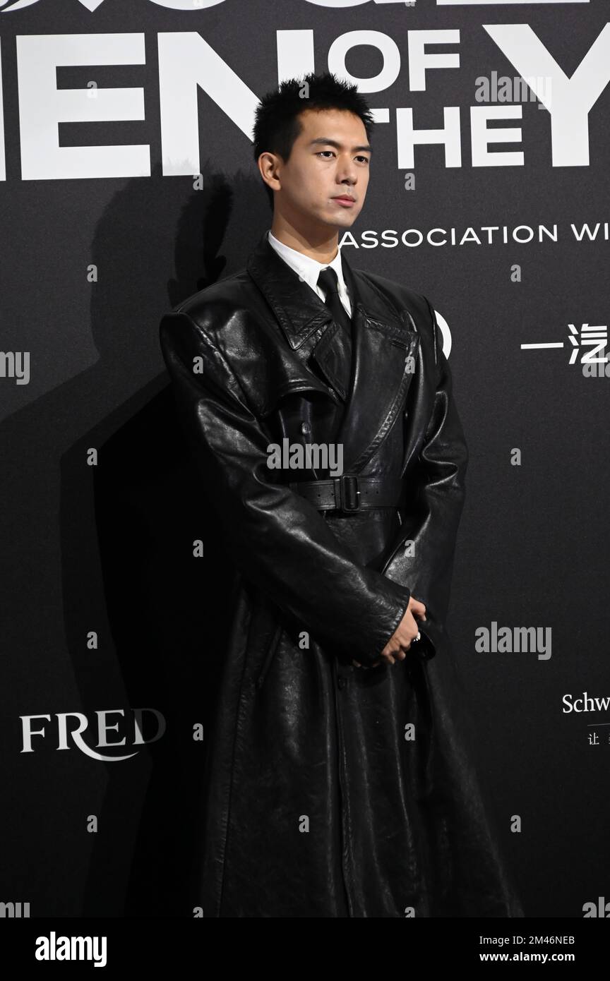 Chinese actor Li Xian attended GQ 2022 Men of The Year, Shanghai, China ...