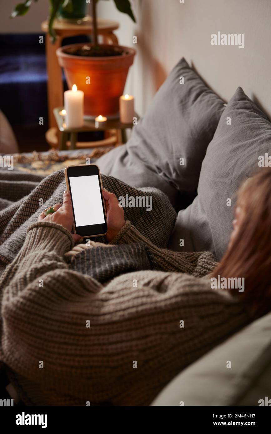 Name woman in bed hi-res stock photography and images - Alamy