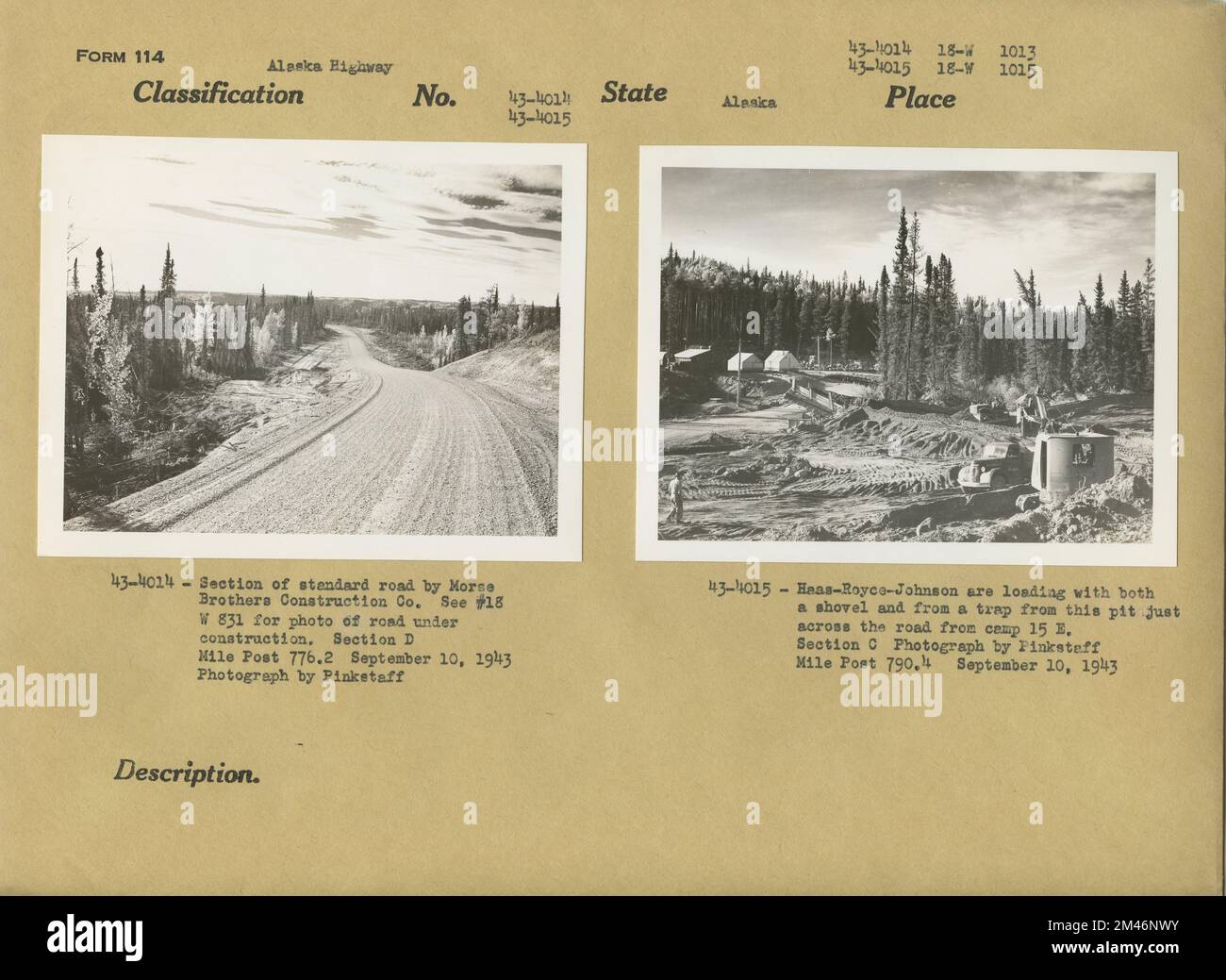 Section of Standard Road; Loading With Both a Shovel and From a Trap ...