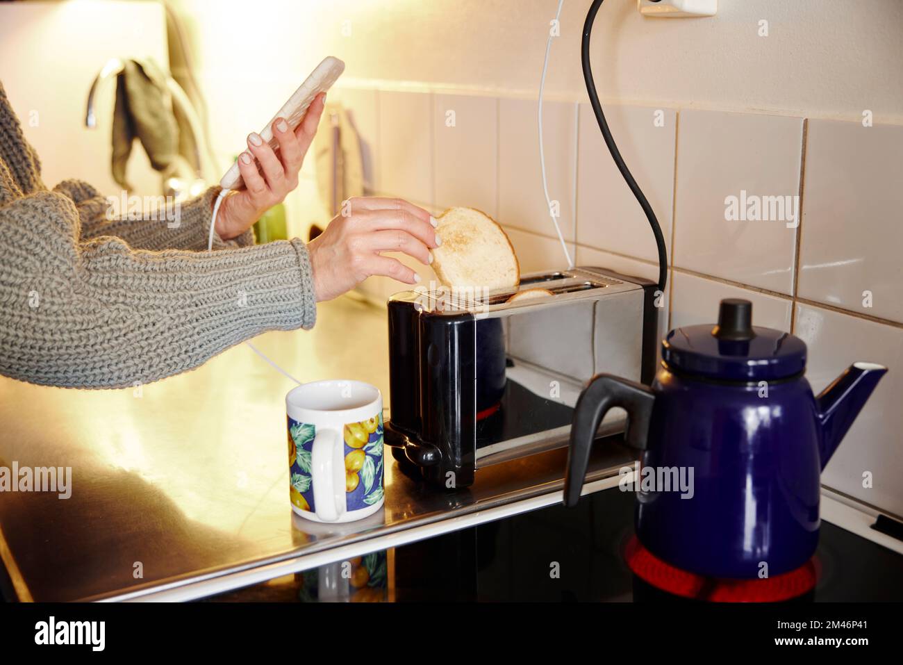 Putting bread hi-res stock photography and images - Alamy