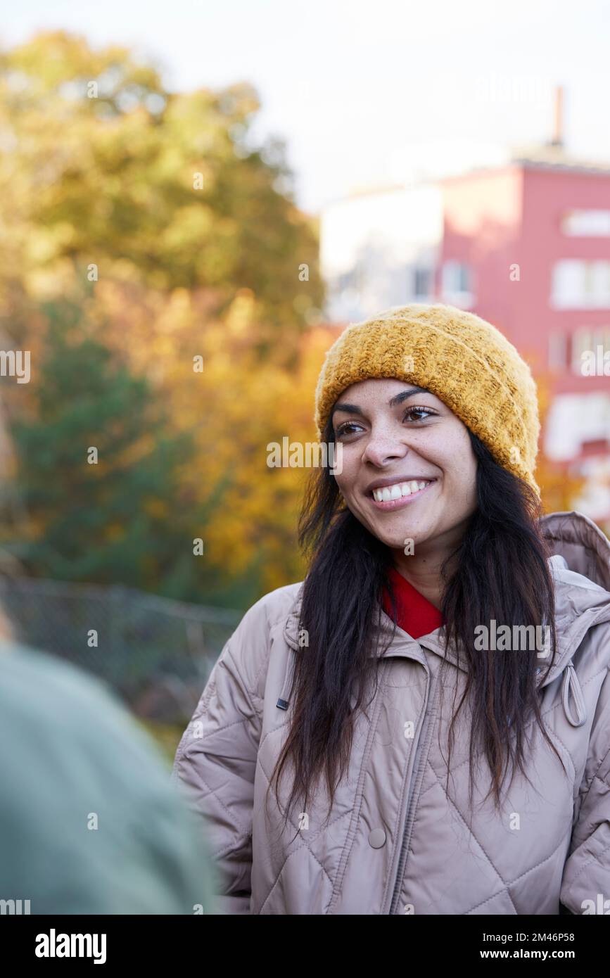Woman in autumn scenery hi-res stock photography and images - Alamy