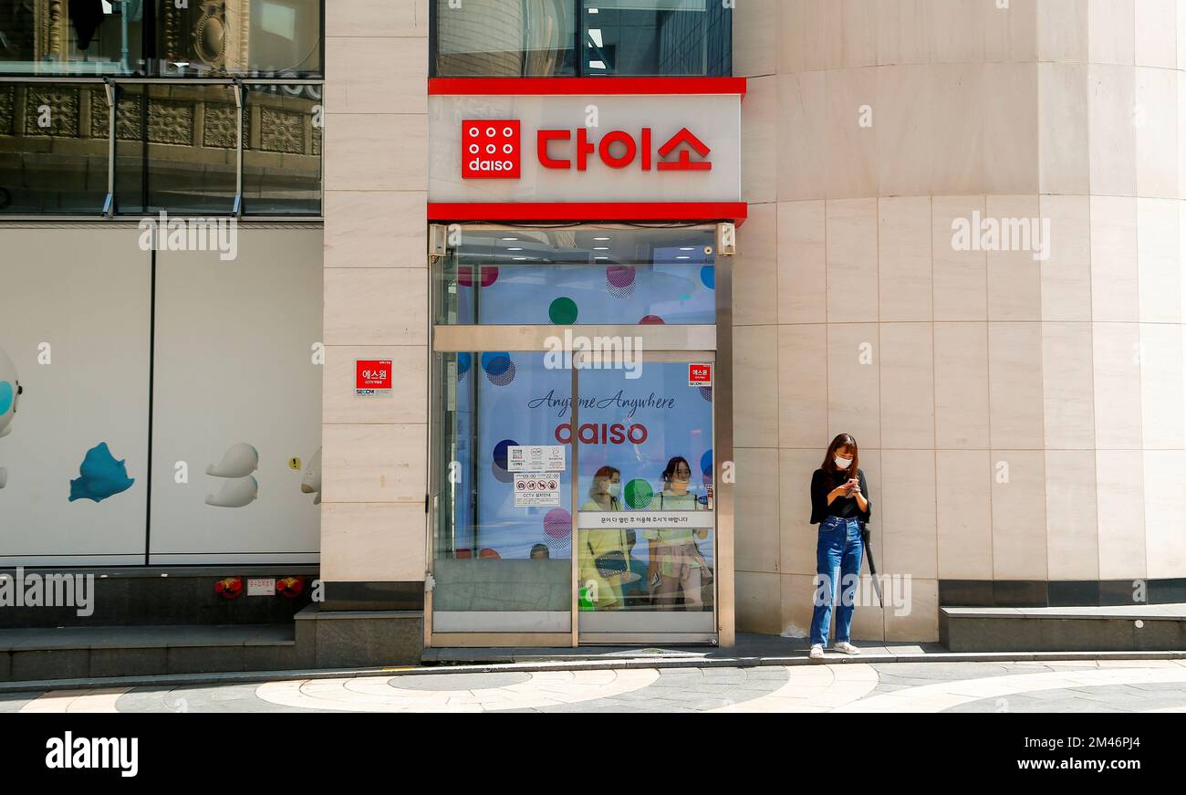 Daiso, Sep 6, 2022 : A branch of Daiso in Seoul, South Korea. Daiso is ...