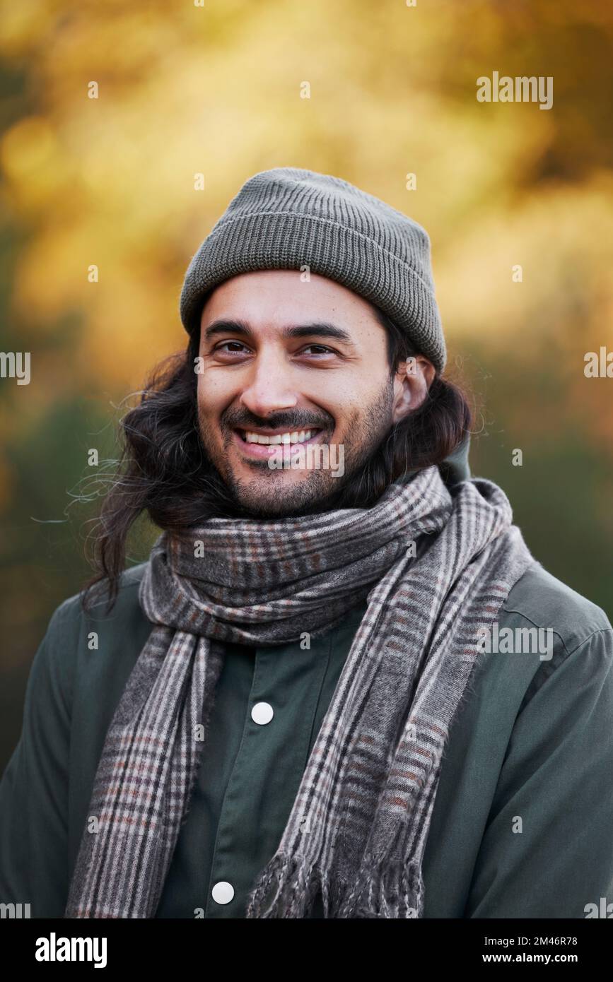 Smiling man looking at camera Stock Photo - Alamy