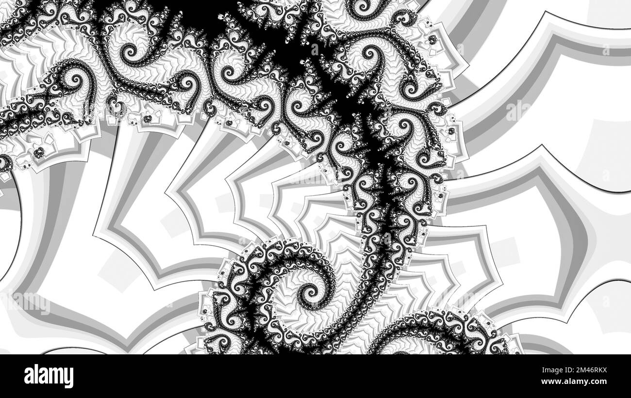 mandala Black and white vintage art, ancient Indian vedic background ...