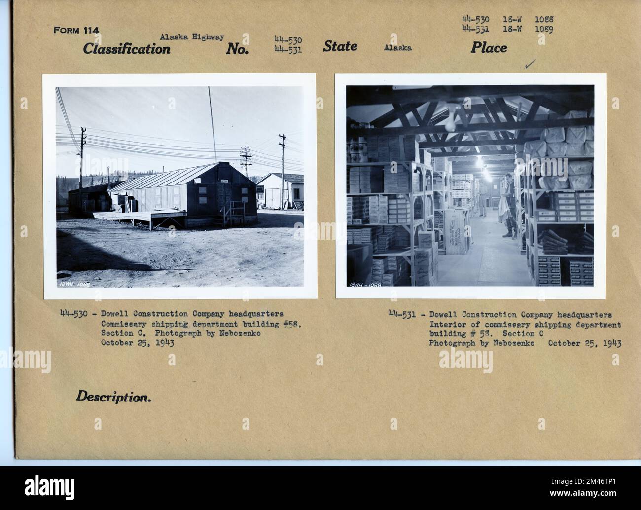 Commissary building hi-res stock photography and images - Alamy