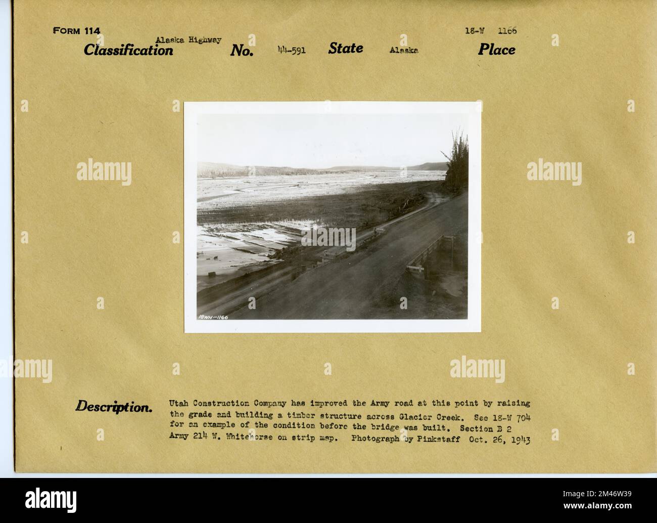 Army Roads Improved by Utah Construction Co. Original caption: Utah ...