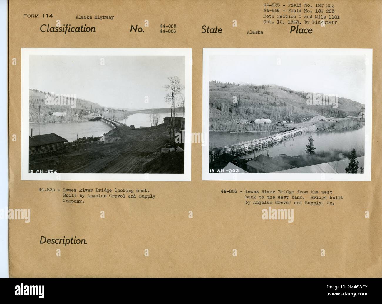 Lewes River Bridge. Original caption: 44-825: Lewes River Bridge ...