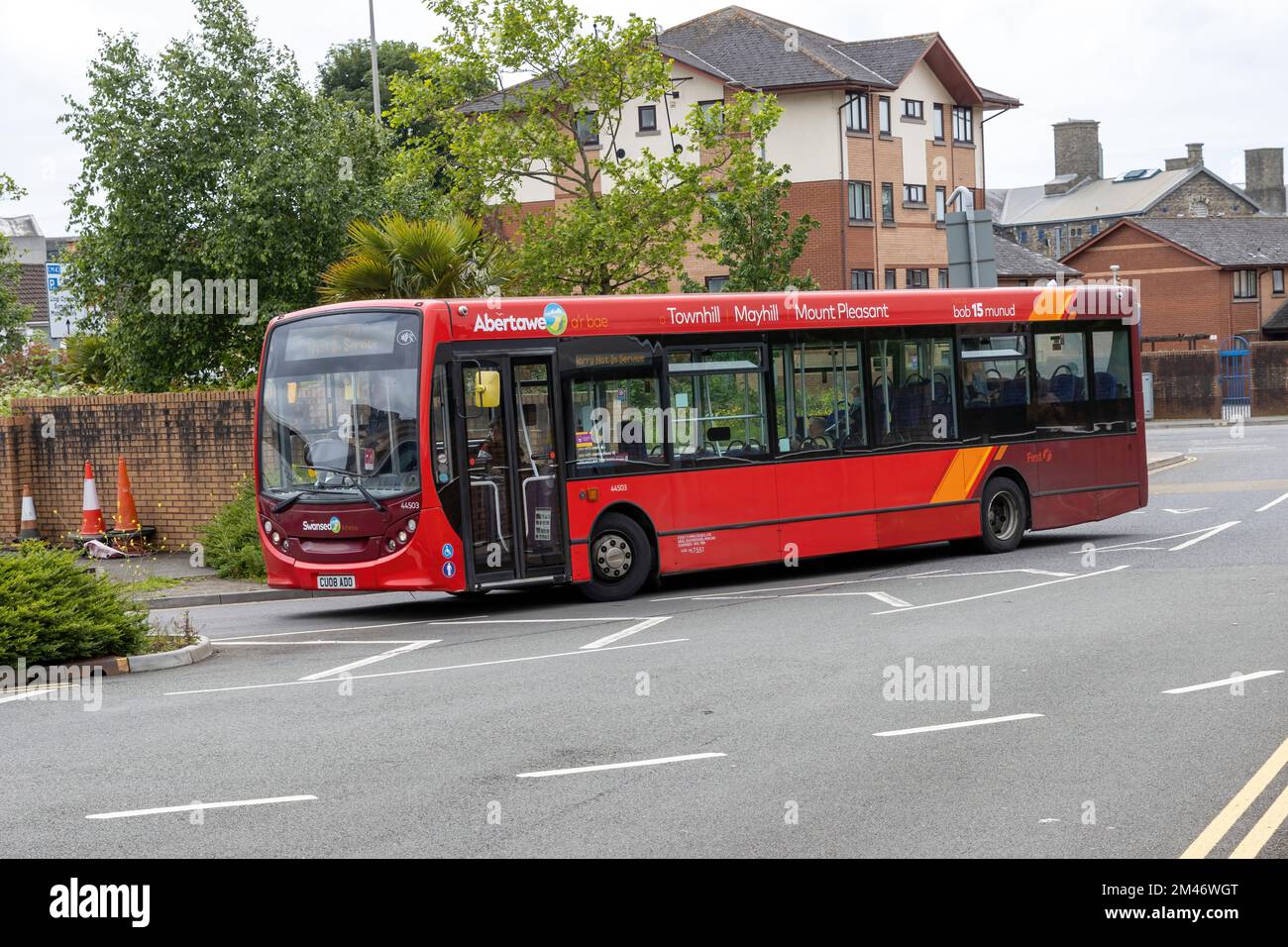 A 2008 Alexander Dennis Enviro 200 Single Decker from the First Cymru ...