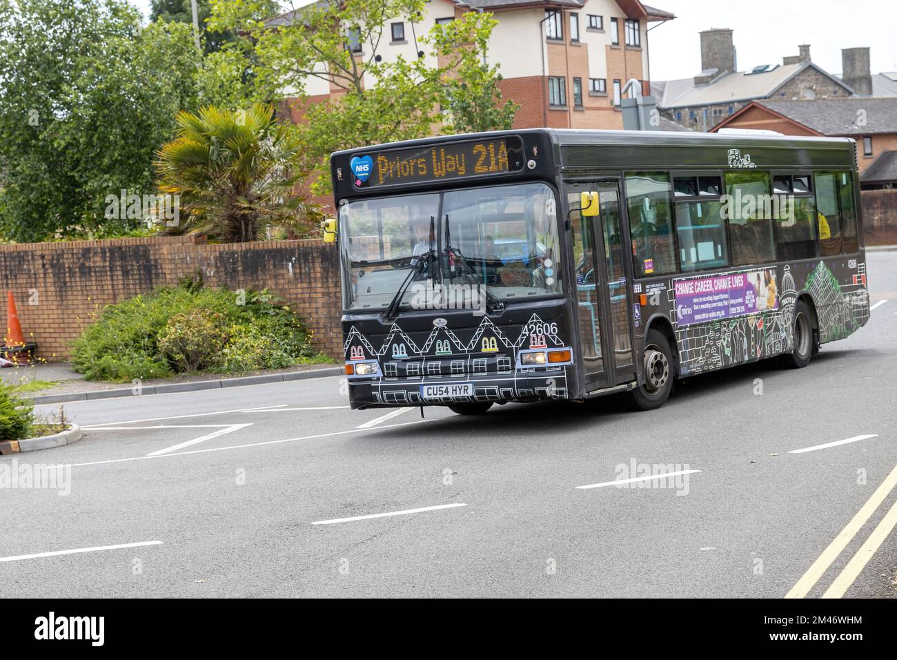 A 2005 Alexander Dennis Dart SLF Single Decker from the First Cymru Bus ...