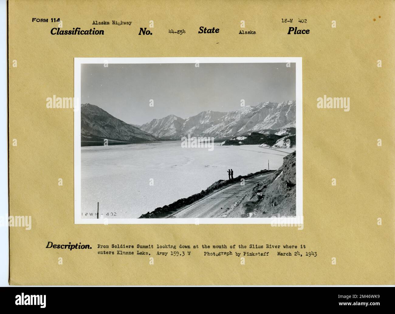 View of the Slims River Where it Enters Kluane Lake. Original caption ...