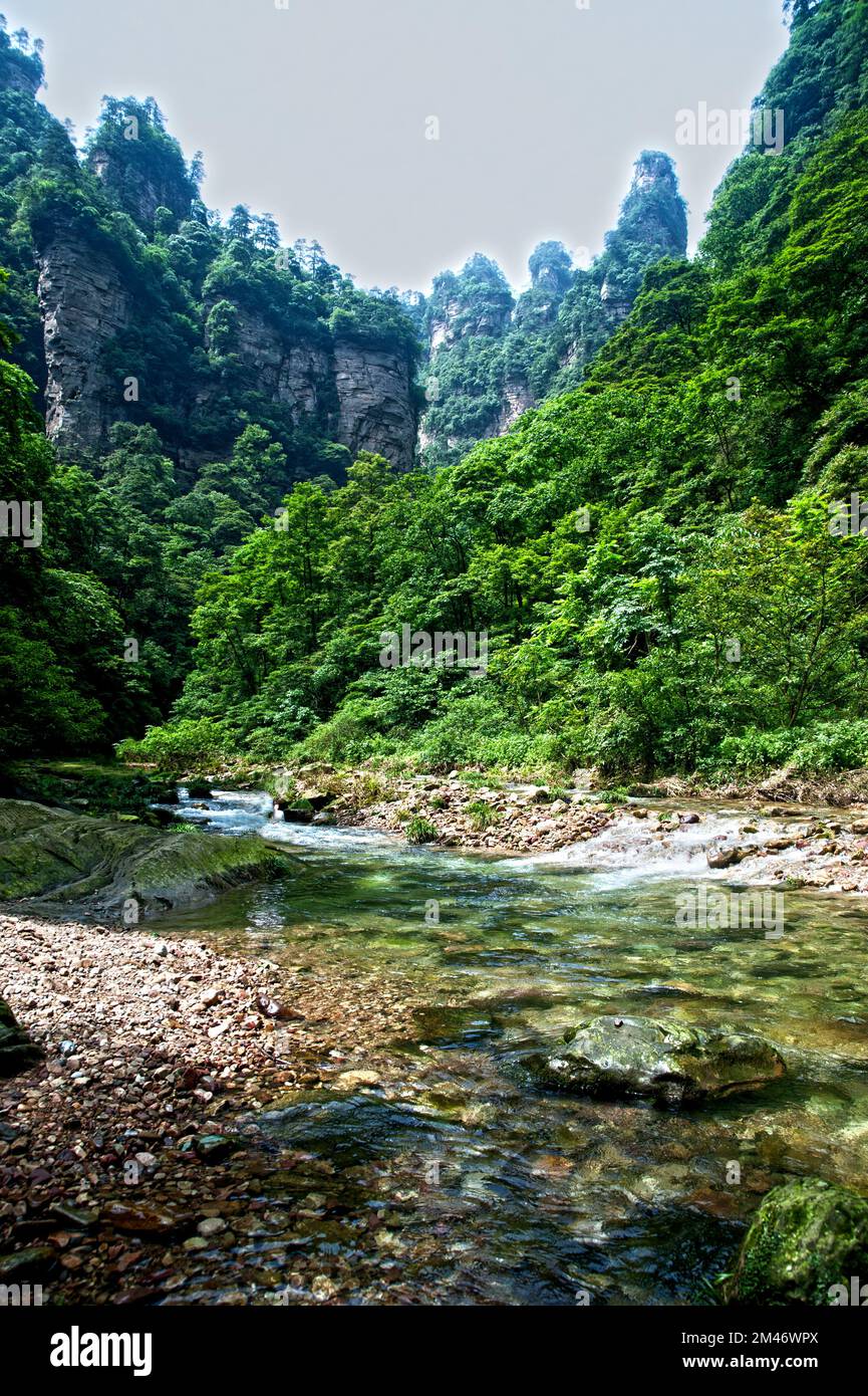 Wulingyuan Scenic Area, which is north of Zhangjiajie City. And has ...