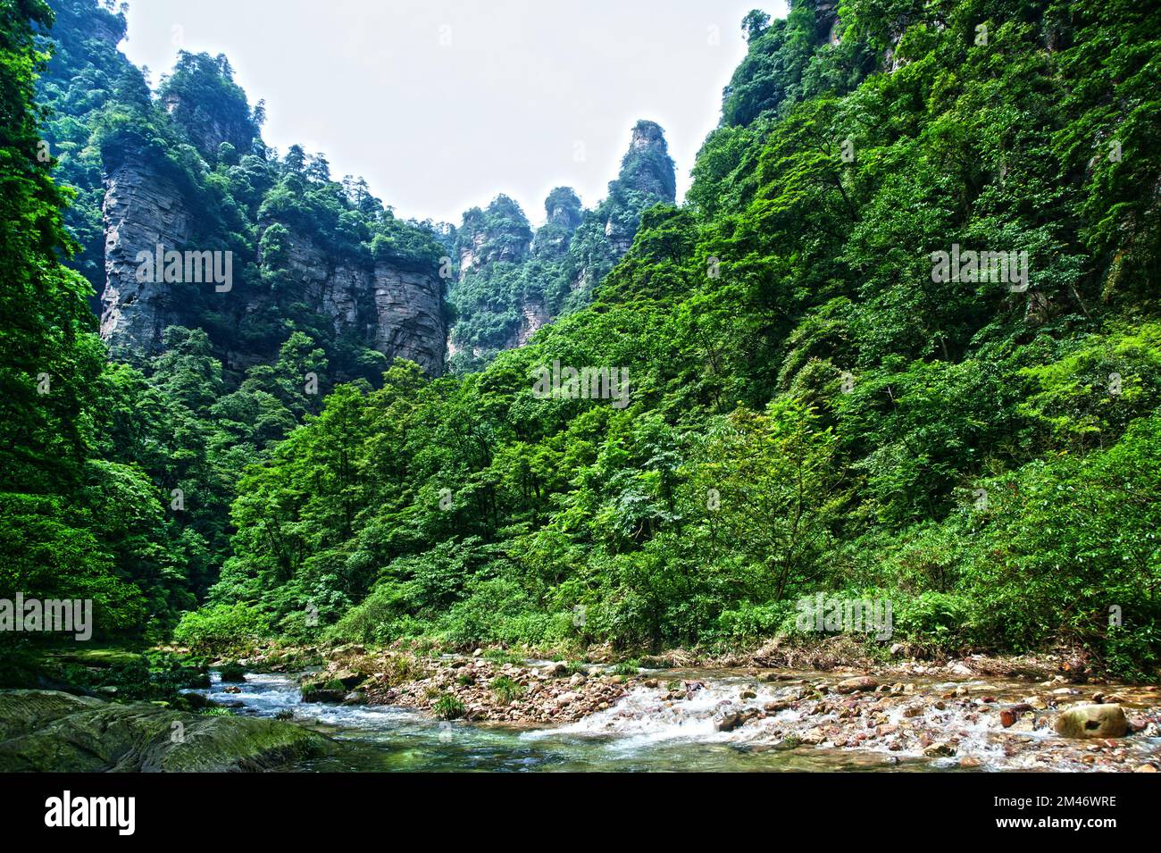 Wulingyuan Scenic Area, which is north of Zhangjiajie City. And has ...