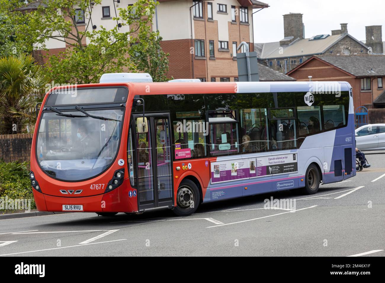 A 2015 Wrightbus Streetlite DF Single Decker from the First Cymru Bus ...