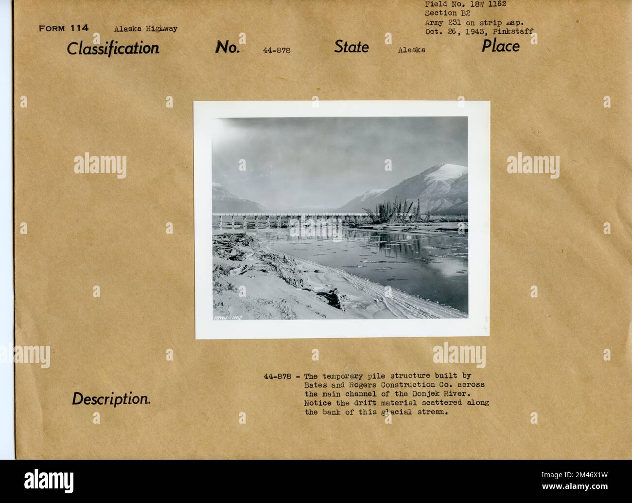 Temporary Pile Structure Across Main Channel of the Donjek River ...