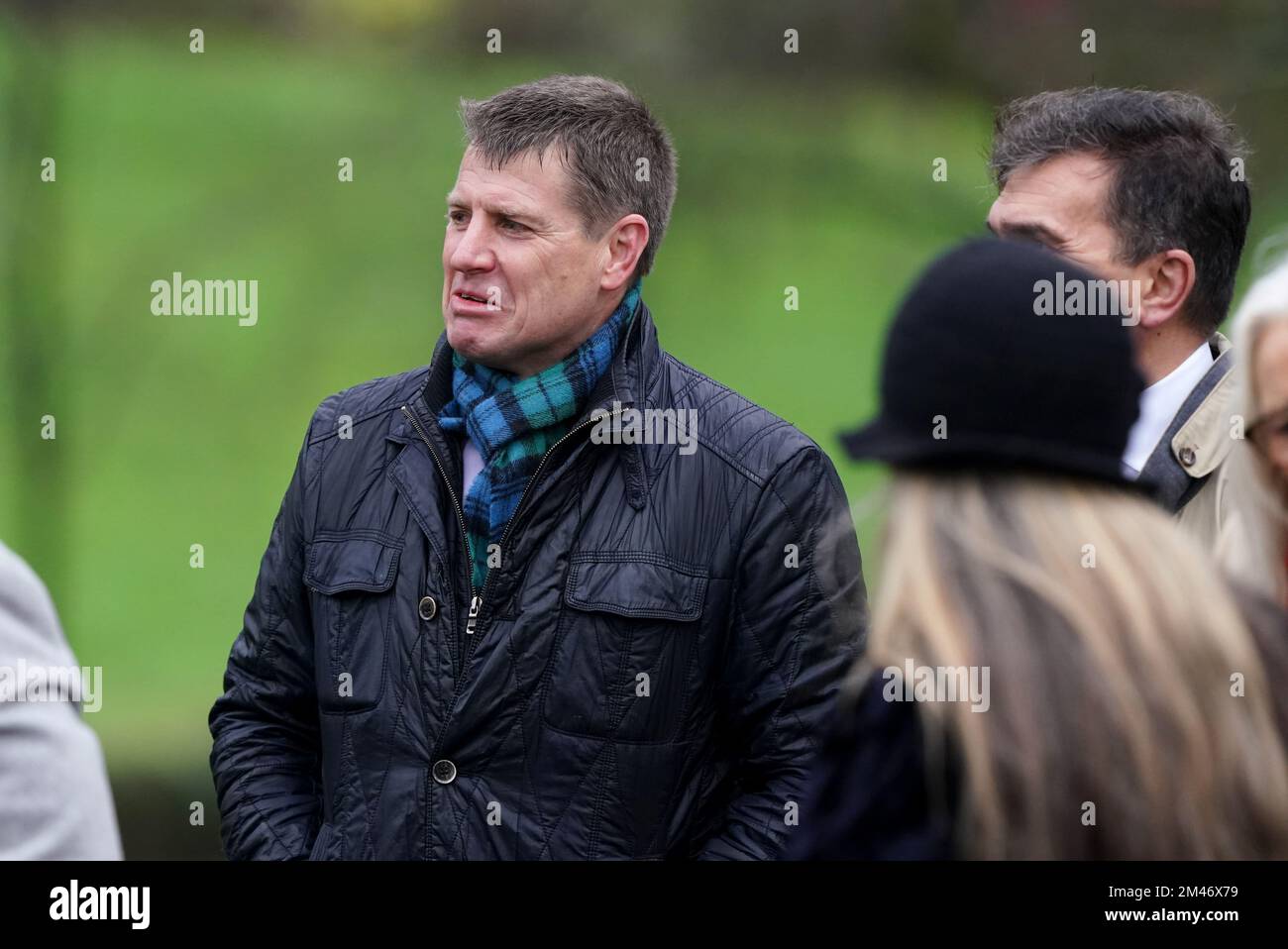 Former rugby union player Craig Chalmers at Melrose Parish Church ...