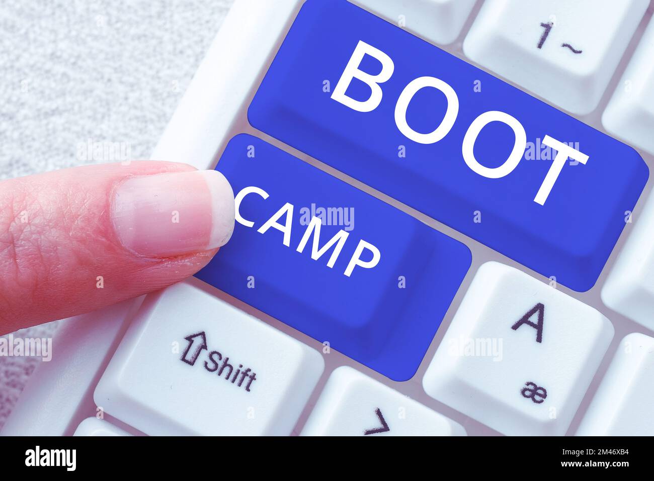 Conceptual display Boot Camp. Business showcase Military training camp ...