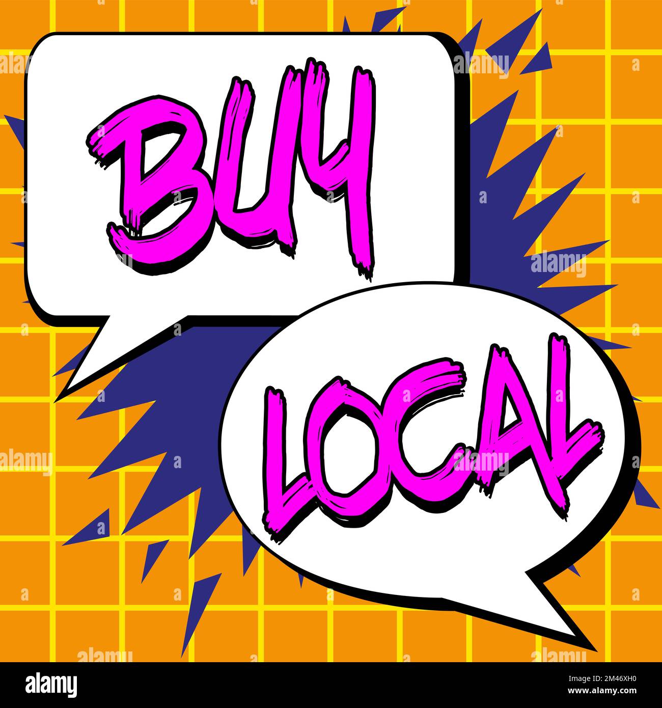 Hand writing sign Buy Local. Word for Patronizing products that is ...