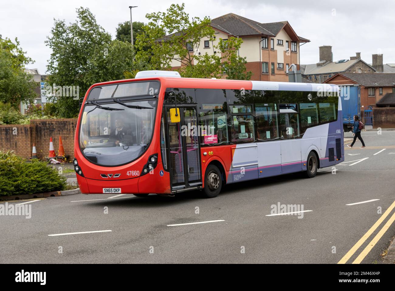 A 2015 Wrightbus Streetlite DF Single Decker from the First Cymru Bus ...