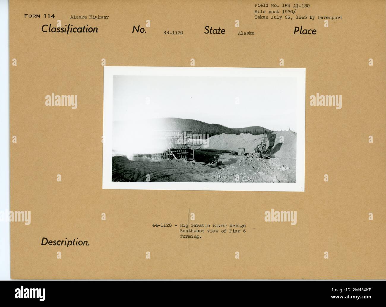 Big Gerstle River Bridge. Original caption: Big Gerstle River Bridge ...