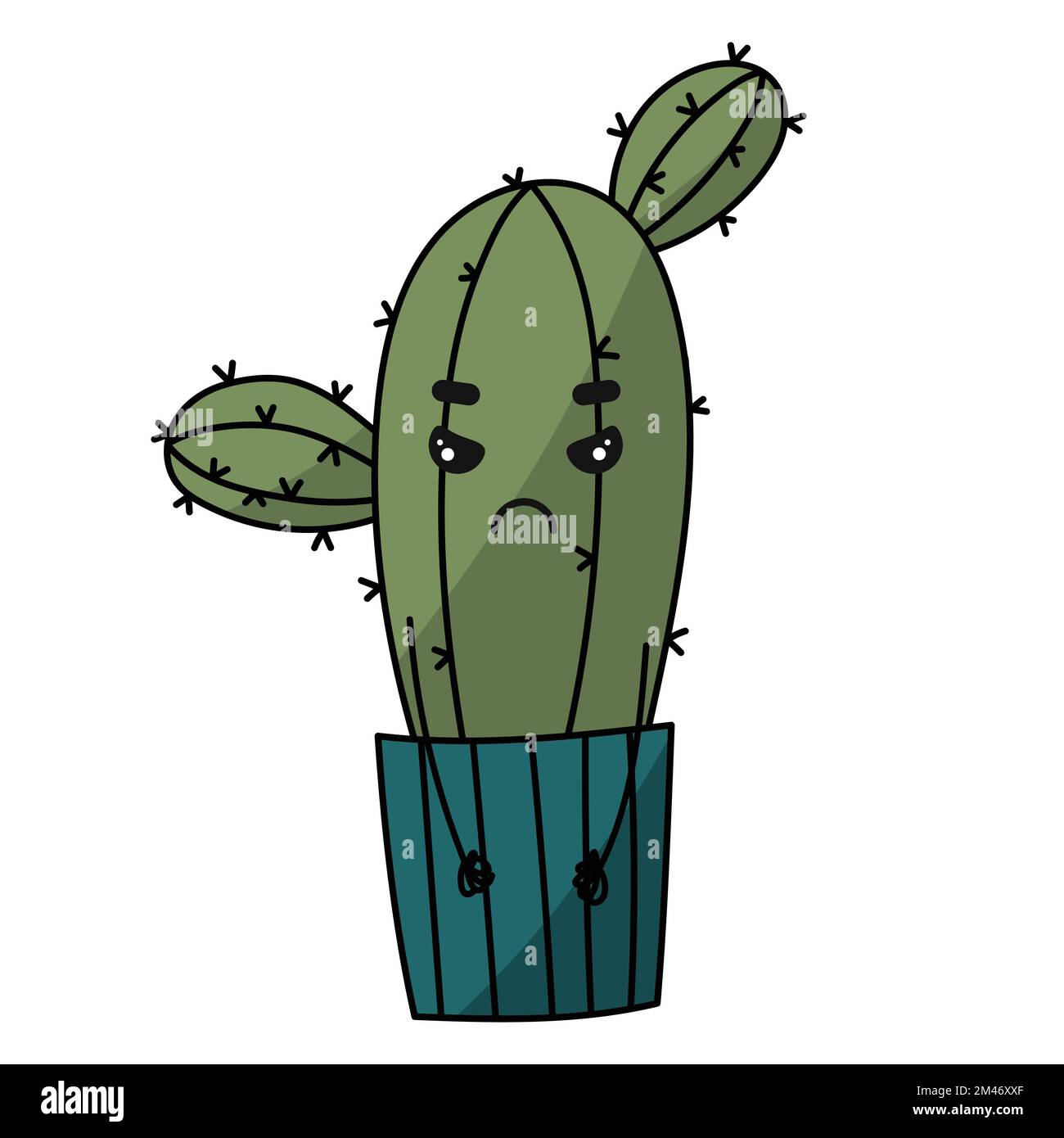 Dead cactus Stock Vector Images - Alamy
